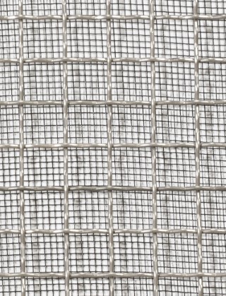 Radiator Grill, Crimped Mesh 1X1 10X10 Ss3041.2 Squareblackmesh C1402